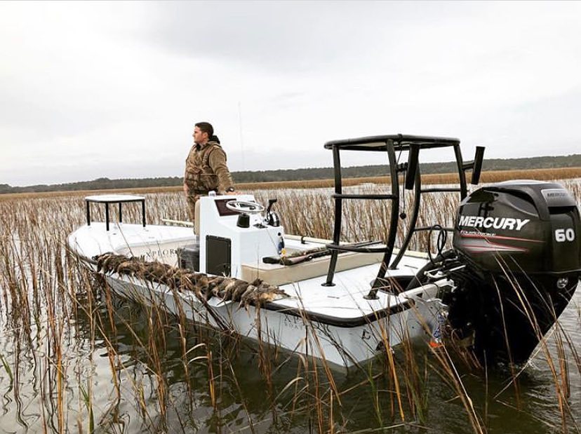 XPLOR Skiffs with a success duck hunt. Skiff Life